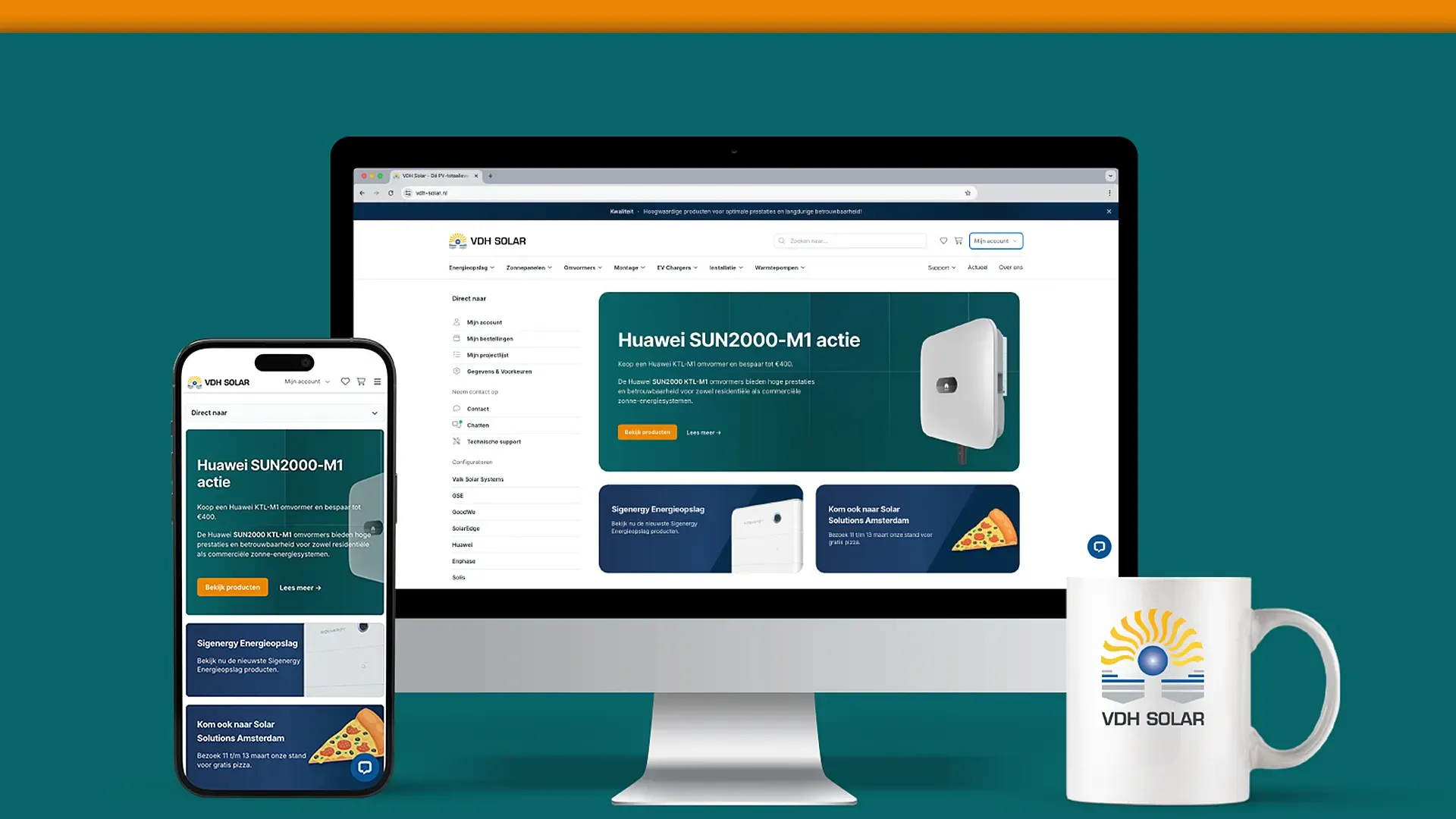 Solar Magazine - VDH Solar lanceert nieuwe webshop voor sneller en eenvoudiger bestellen