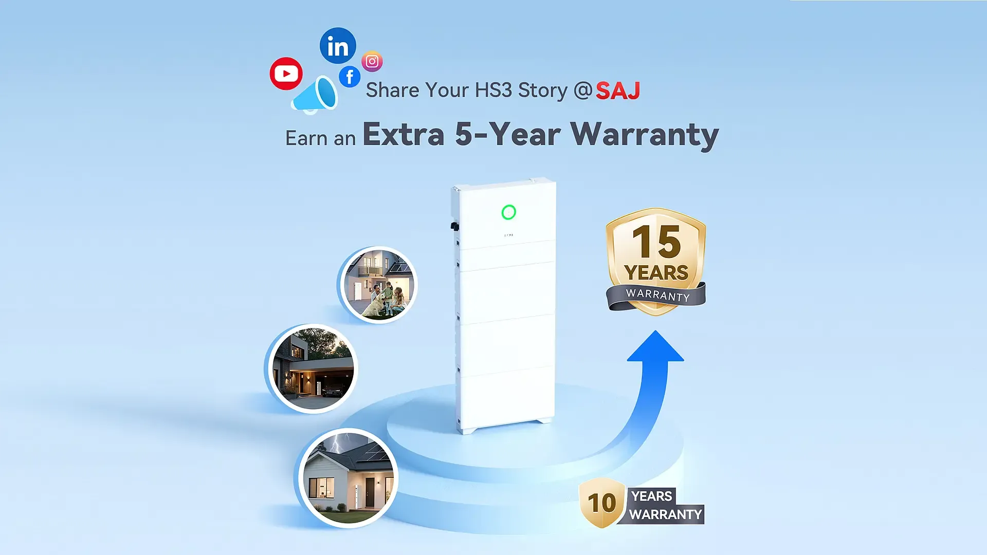 Solar Magazine - SAJ verlengt garantie voor thuisbatterij HS3 tot 15 jaar