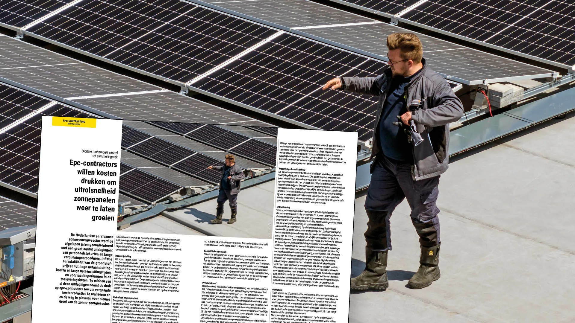 Solar Magazine - Epc-contractors willen kosten drukken om ...