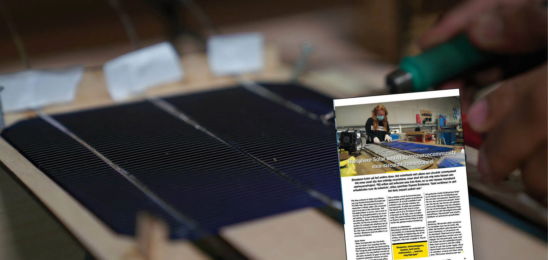 Solar Magazine - Biosphere Solar bouwt opensourcecommunity voor ...