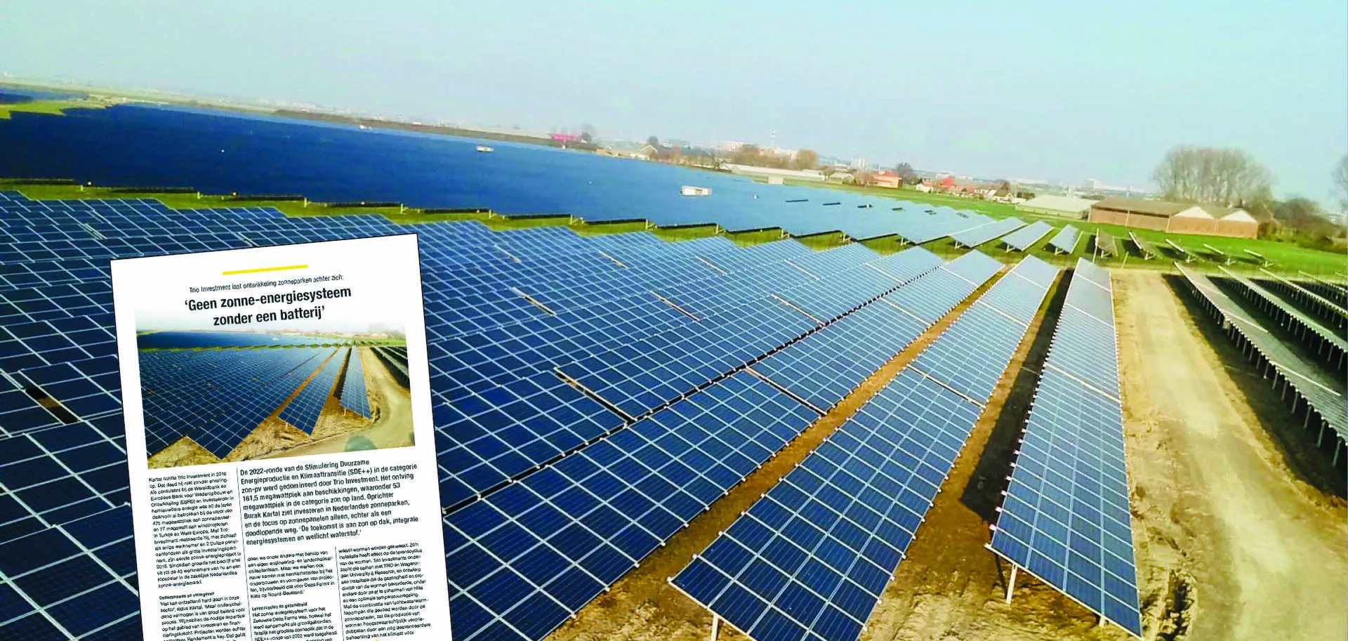 Solar & Storage Magazine - Trio Investment laat ontwikkeling ...