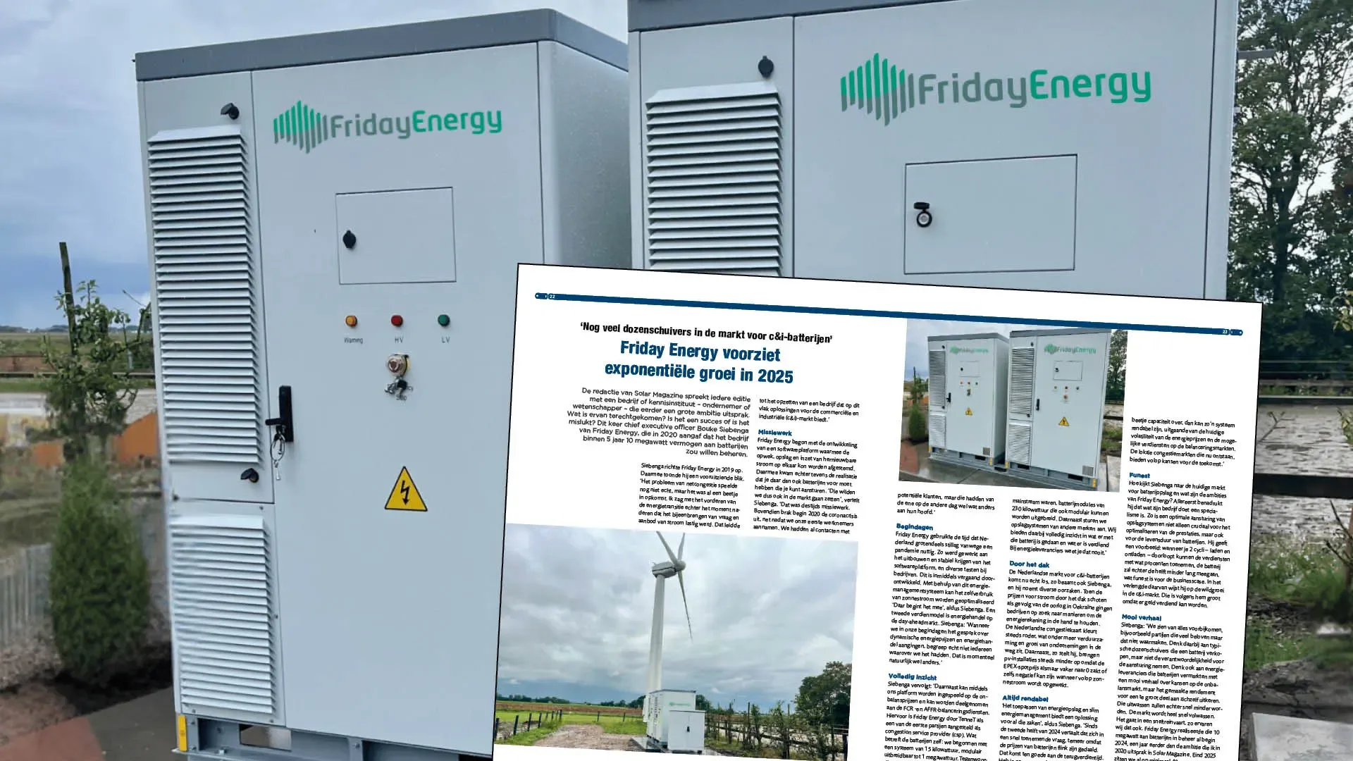 Solar Magazine - Friday Energy voorziet exponentiële groei in 2025 ...