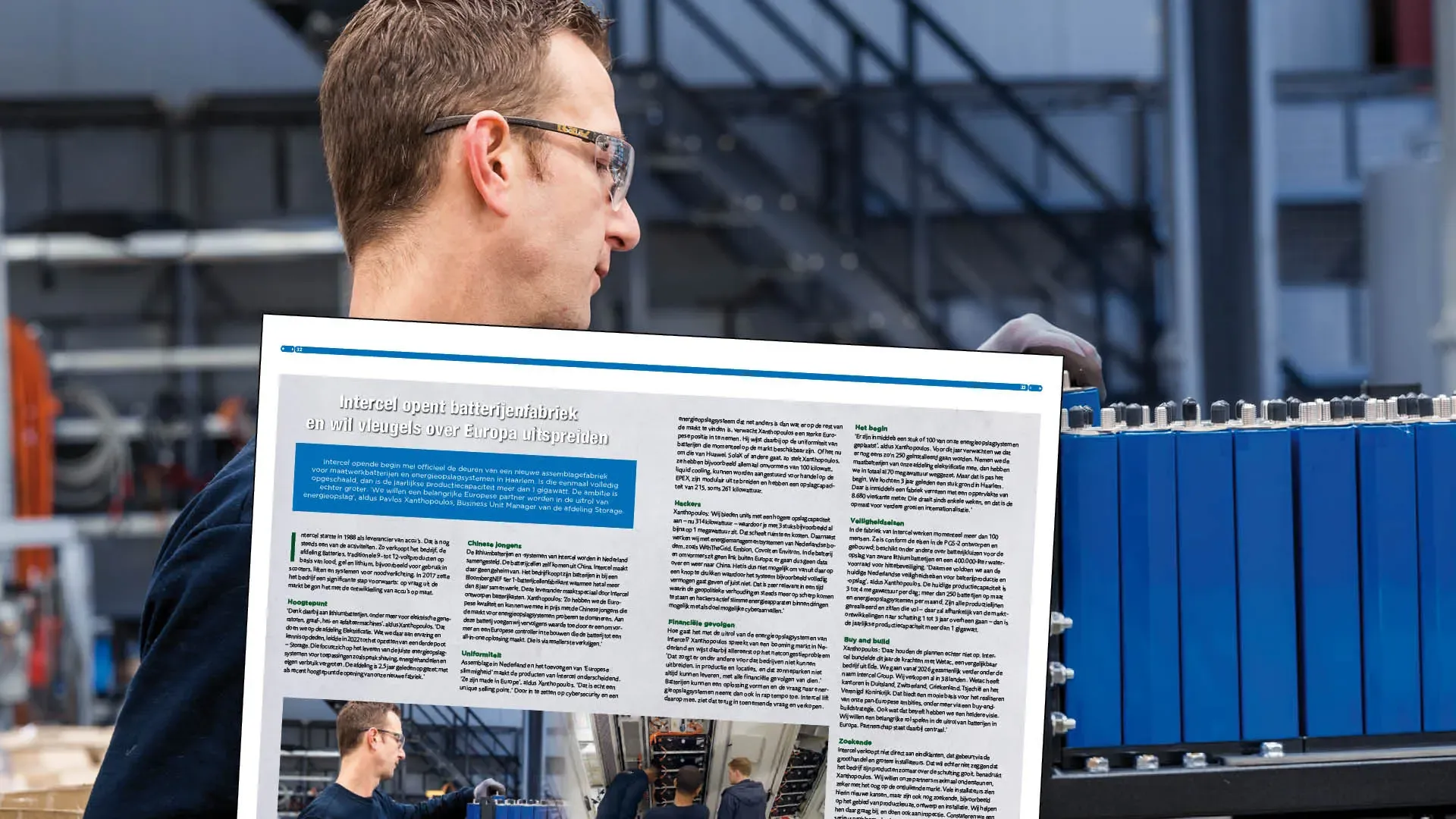 Solar Magazine - Intercel opent batterijenfabriek en wil vleugels over ...
